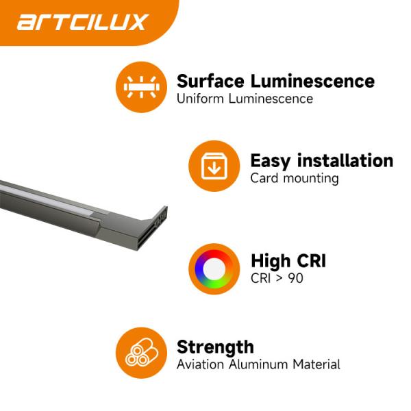 Quality 30° Beam Angle Cabinet Strip Light with NO Dimmer Support and PMMA Shade Type for sale