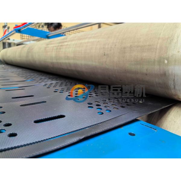 Quality Competitive Geocell Production Line with Online Punching and Ultrasonic Welding for sale