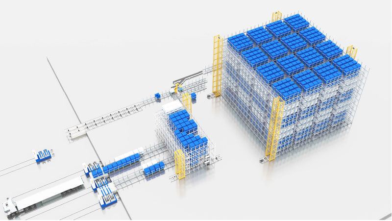 Four-way Shuttle Intelligent Warehouse Storage System