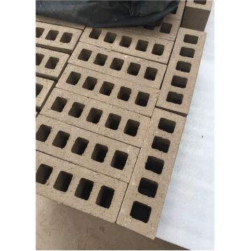 Quality Custom Coffee Hollow Clay Brick For Wall Building Construction for sale