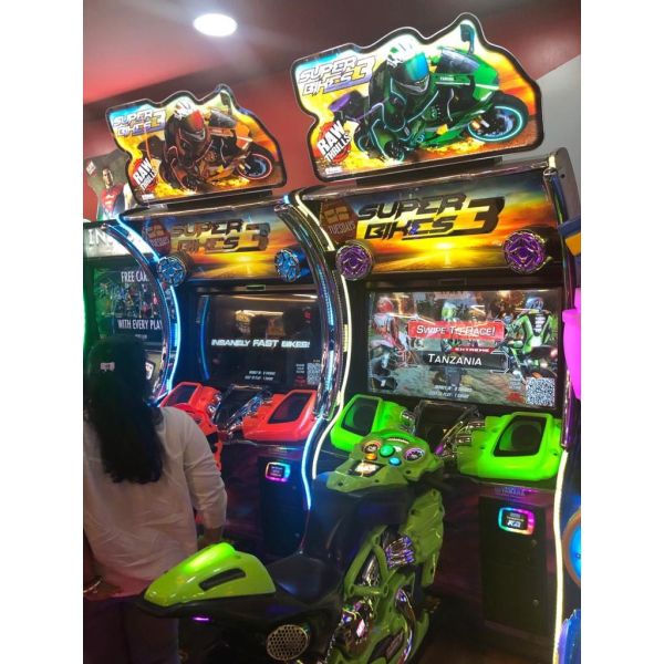 Quality Unis super bike 3 coin operated game machine motor racing game video game for sale