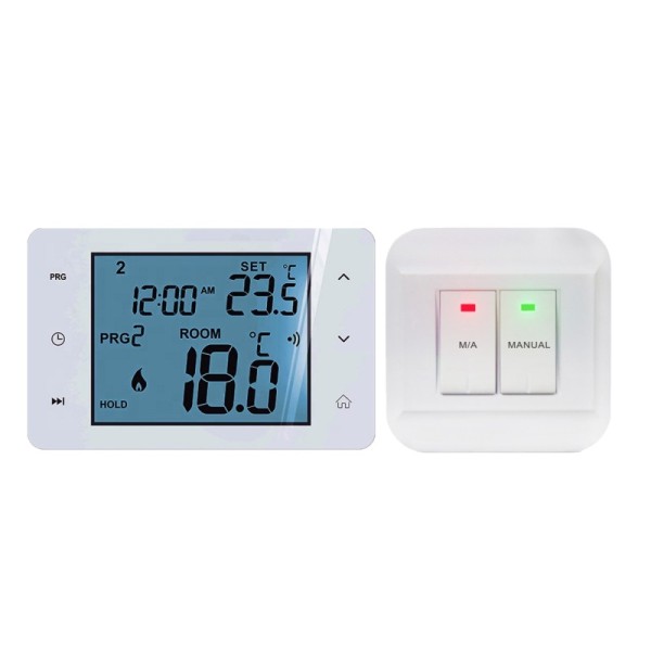 Quality Weekly Programmable Smart Home Touch Screen Wireless Room Thermostat for sale