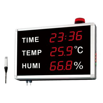Quality Industrial Temperature Humidity Time Display Meter With External Probe for sale