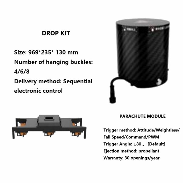 Quality ZAi 10KG Payload Multi Rotor Drones With Drop Kit Industrial Drones for sale