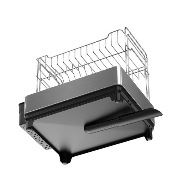 Quality Rectangle Stainless Steel Detachable Dish Rack For Organizing for sale
