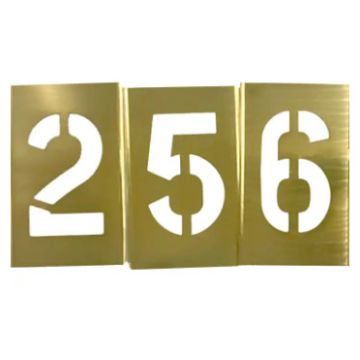 Quality Custom Adjustable Brass Interlocking Stencil Letter And Figure for sale
