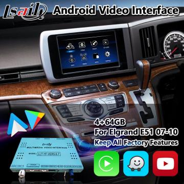 Quality Lsailt Android Nissan Multimedia Interface for Elgrand E51 Series 3 2007-2010 for sale