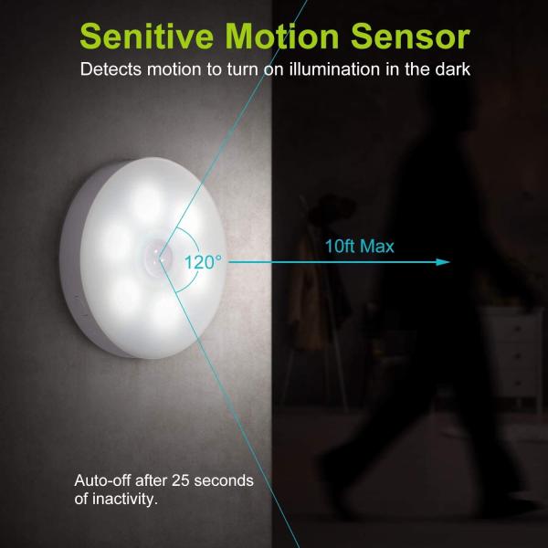 Quality 700mAH 10ft -16ft Distance USB Rechargeable Motion Sensor Light for sale