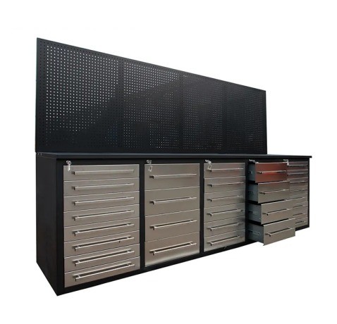 Quality Heavy Duty Stainless Steel Workbench Tool Box For Mechanical Storage for sale