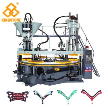 Quality Rotary 3 Colors Slipper Making Machine For Slipper Flip Flop Upper / Strap for sale