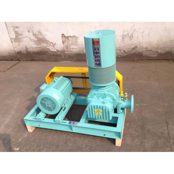 Quality 80KPA Roots Air Blower , DN65 air cooled compressor 120m3/h pneumatic blower for sale