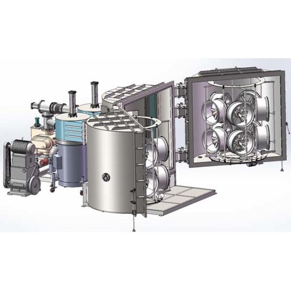 Quality PVD Hard Chrome  Plating Machine , Strong Adhesion Film On Automotive Wheel / Hub, Car wheels PVD chrome plating Machine for sale