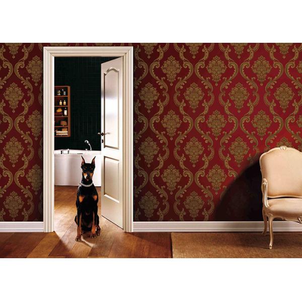 Quality Eco - Friendly Classial Embossed Washable Vinyl Wallpaper With European Style for sale