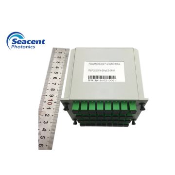 Quality Fiber Optic SC APC Cassette PLC Splitter 2x32 Insertion Type for sale