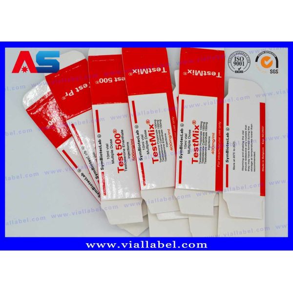 Quality Red 10ml Vial Boxes For Oils Vials Peptide Packaging Size 3*3*6CM 10ml bottle for sale