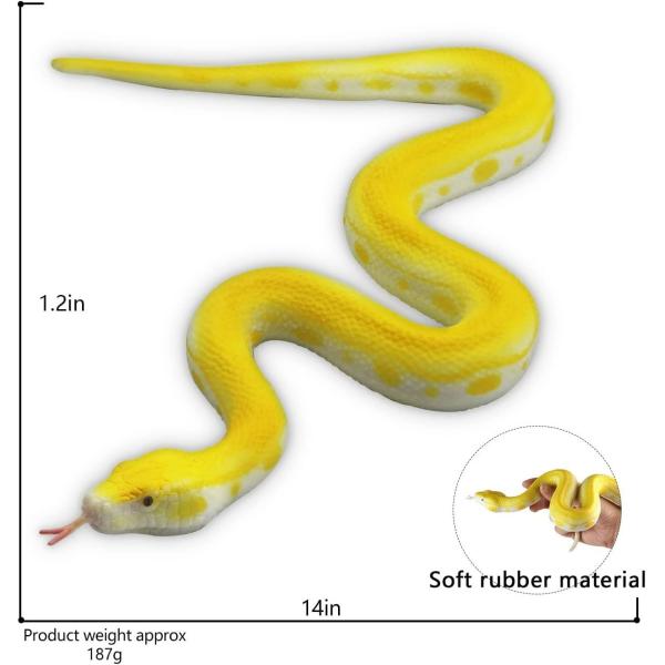 Quality Realistic Snakes Toy Python Action Model for Unisex Ages 8-13 Halloween Prank for sale