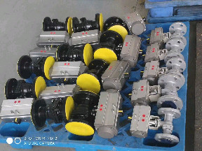 Quality AT Pneumatic Valve Actuator Rack And Pinion Actuators 90 Degree for sale