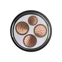Quality 0.6/1KV 4 Core 70mm2 Industrial Low Voltage Copper Core PVC Insulated Power for sale