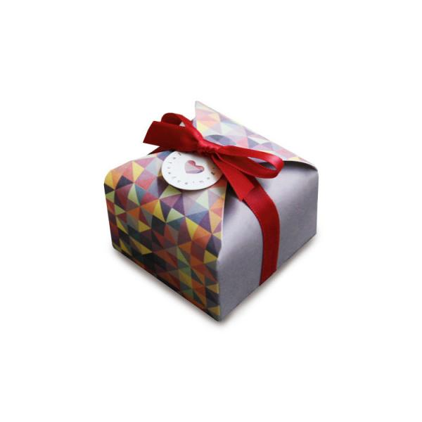 Quality Ribbon Tie Gift Baking Cake Paper Packaging Box Recyclable Cardboard 4 Color for sale