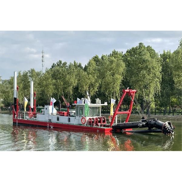 Quality Precision GPS Navigation Steel Hull Mud dredger boat With 500m3 Per Hour for sale