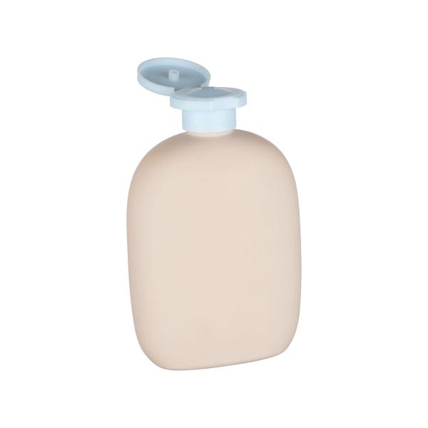 Quality Matte Luxury Lotion Bottles Beige Empty Plastic Lotion Bottles 300ml for sale