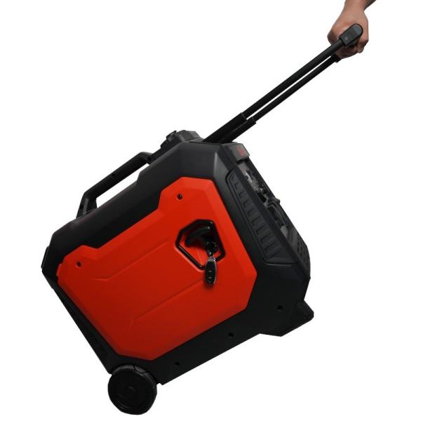 Quality 3.8KW 4KW Portable Quiet Variable Frequency Gasoline Generator for Family Backup for sale