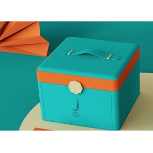 Quality Embossing Heaven and Earth Cover Jiugongge Chocolate Gift Box Classic Bow Knot for sale