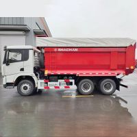 Quality High Horsepower 351-450hp Shacman 6X4 U Shape Dump Truck for 50 Tons Transportat for sale