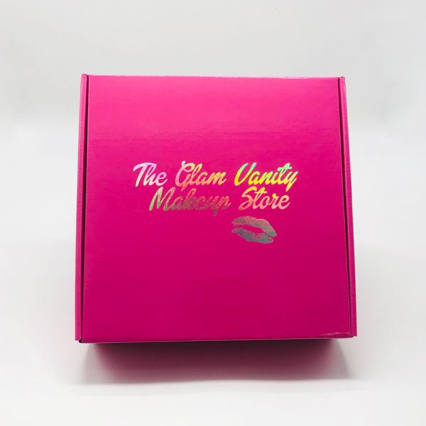 Quality Cardboard Shipping Paper Corrugated Box Rose Pink For T Shirt for sale