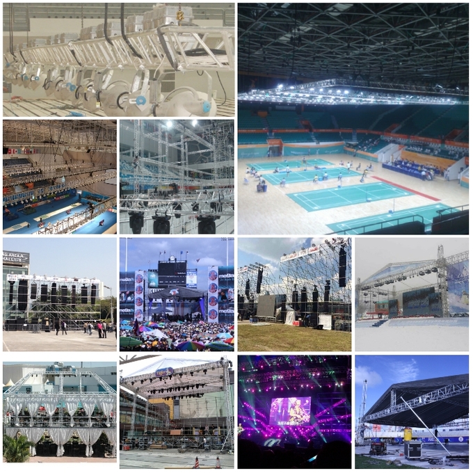 Versatile and Secure Aluminum Spigot Truss for Music Festivals and Concerts 2
