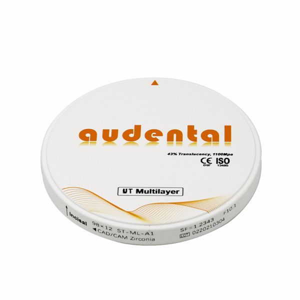 Quality UT/DUT Multilayer Zirconia Block UTML Zirconia Veneer Blank Material for sale