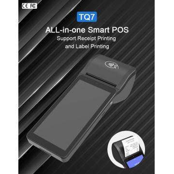 Portable Android Smart Payment Terminal POS Swipe Machine 5.5Inch Touchscreen
