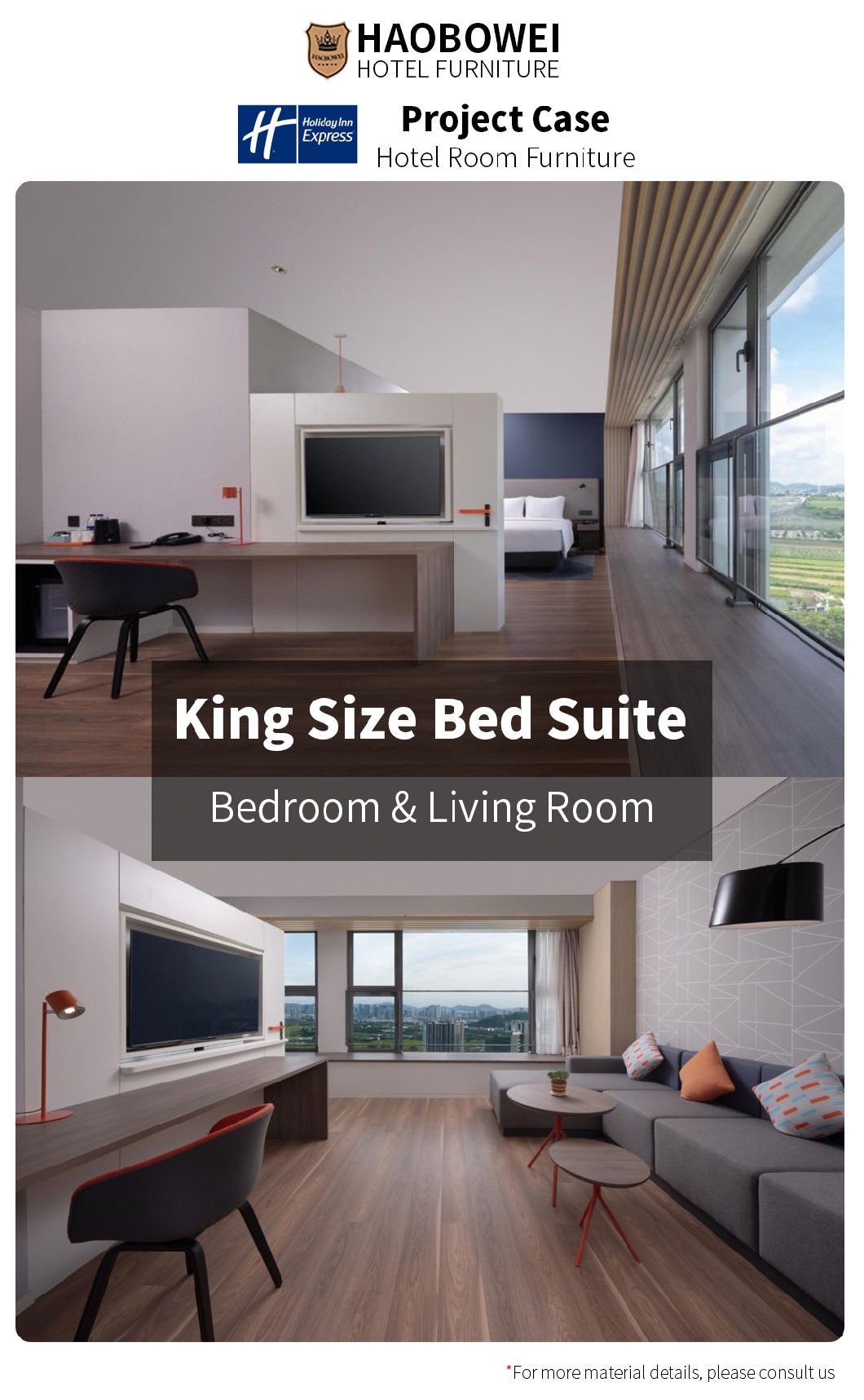 Wholesale Hotel Furniture China Modern Luxury Style King Size Bedroom Set Headboard