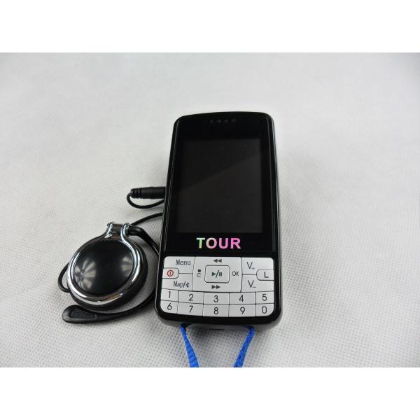 Quality Automatic Audio Guided Tour System With LCD Screen Black AC Lithium Battery for sale