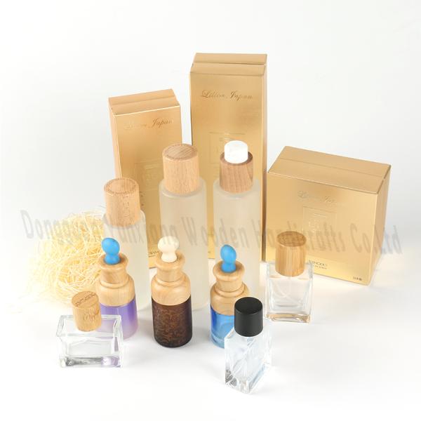 Quality Customized Wooden Perfume Bottle Lid Reed Diffuser Cap for Elegant Fragrance for sale