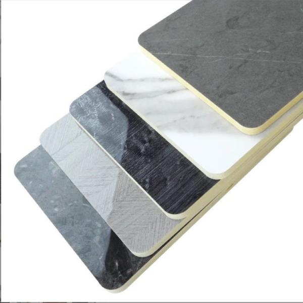 Quality WPC Glossy Solid Board Wood Veneer Marble Bamboo Charcoal Carbon Crystal Plate Wall Panel for sale