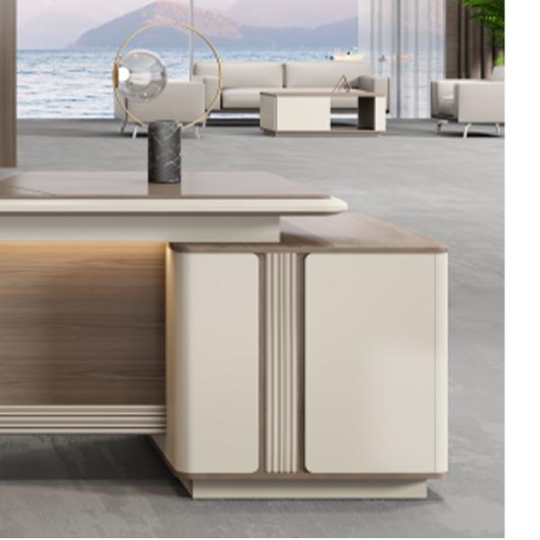 Quality Office Furniture L Shape Mdf Boss Manager Ceo Executive Table Desk Computer for sale