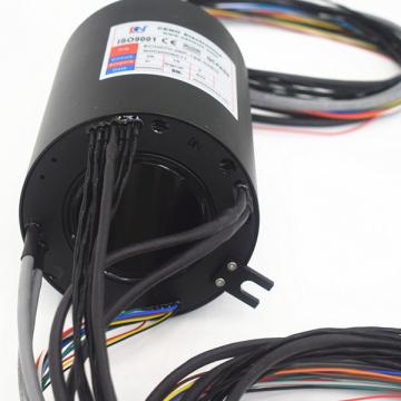 Quality Gigabit Ethernet 300rpm 70mm Hollow Shaft Rotary Joint for sale