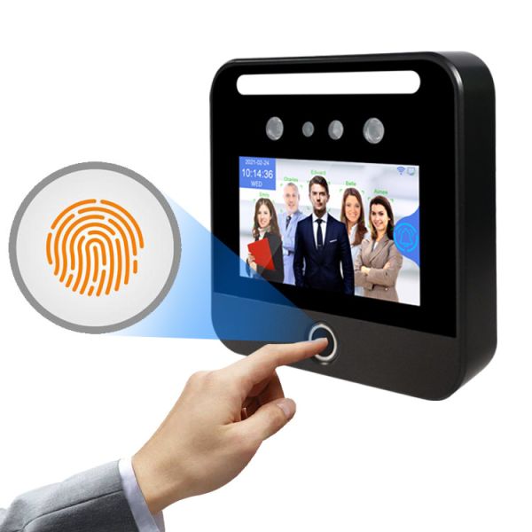 Quality Biometric Face Recognition Attendance Machine Fingerprint Scanner Employee Time for sale