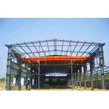 Quality Heavy Industrial Steel Structure Workshop With Crane Prefab Designed 50 Years for sale