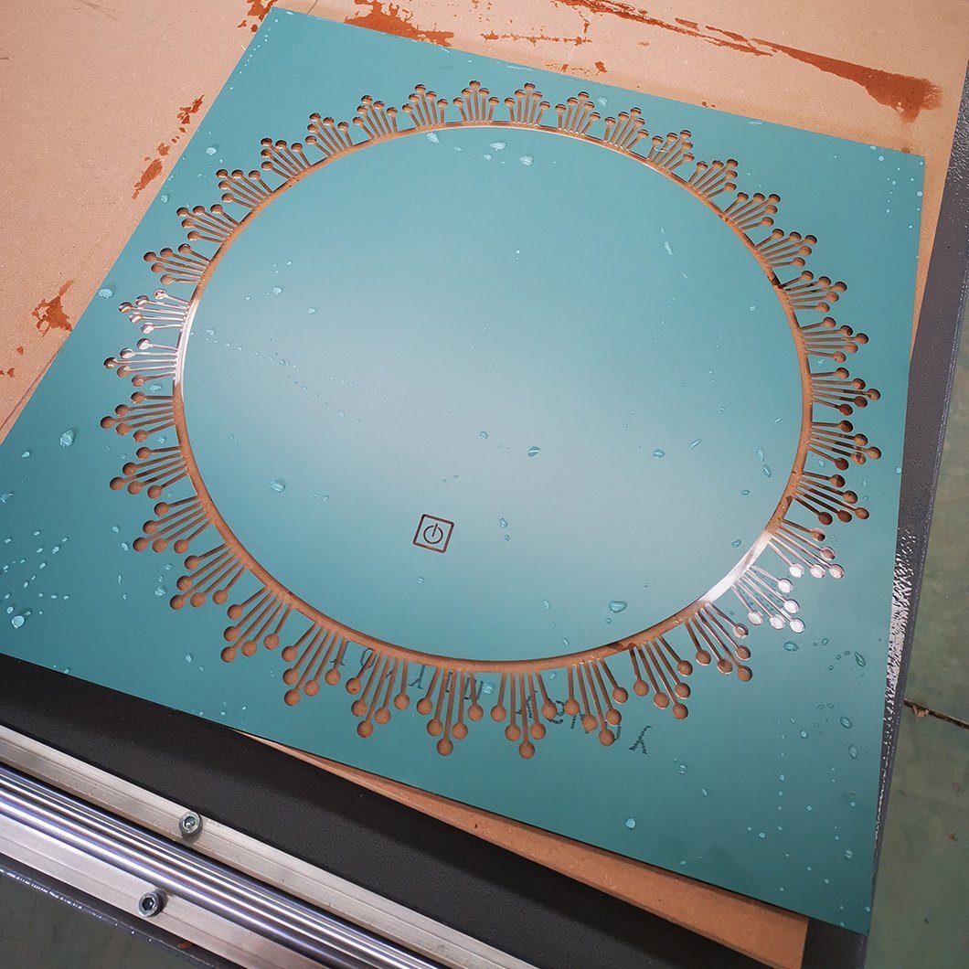 Lklazee Laser Machines LED Mirror Bathroom Mirror Machines Making Glass Etching Machine