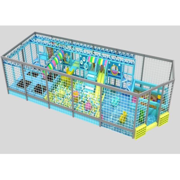 Quality Volcano Climbing Indoor Large Rectangular Trampoline Ninja Course Foam Zone for sale