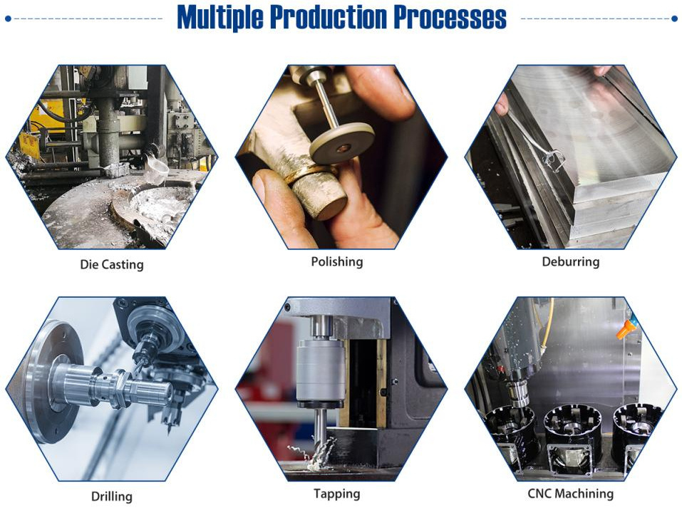 OEM Custom ADC12 A360 A380 Alloy Aluminum Die Casting Machine Part