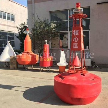 Quality Floating Buoy Custom Size Security Warning Marker Marine HDPE Navigation Buoy for sale