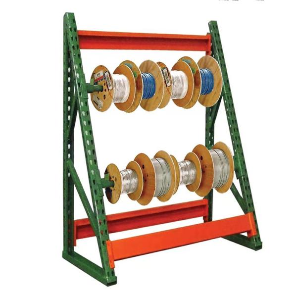 Quality Cantilever Racking Roll Drum Storage Cable Reel Rack Steel Coil Roll Rack for sale