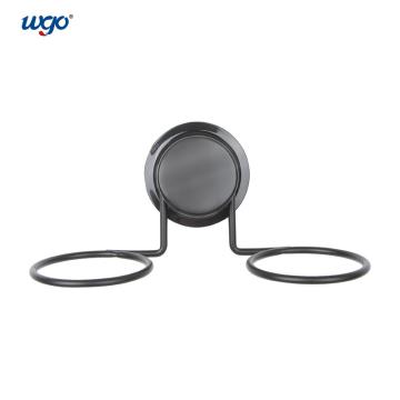 Suction Cup Toothbrush Toothpaste Holder , Stainless Steel Suction Cup Holder