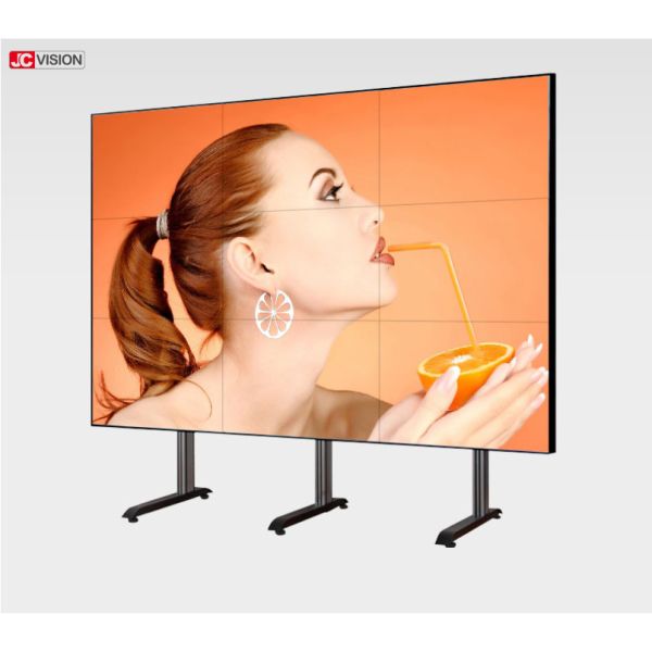 Quality 0.88mm Bezel LCD Video Wall Screen 500cd/m2 Jcvision 55 Inch 6.77M Color for sale
