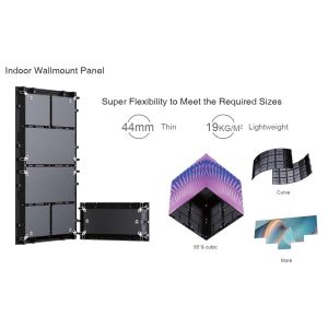 Quality Indoor Wallmount Panel with 536/43 Pixel Density and 420/140 Power Consum for sale
