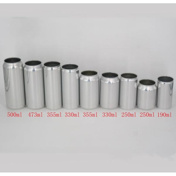 Quality Standard 250Ml Aluminum Beverage Cans Metal Easy Open Beer Cans For Soft Drinks for sale