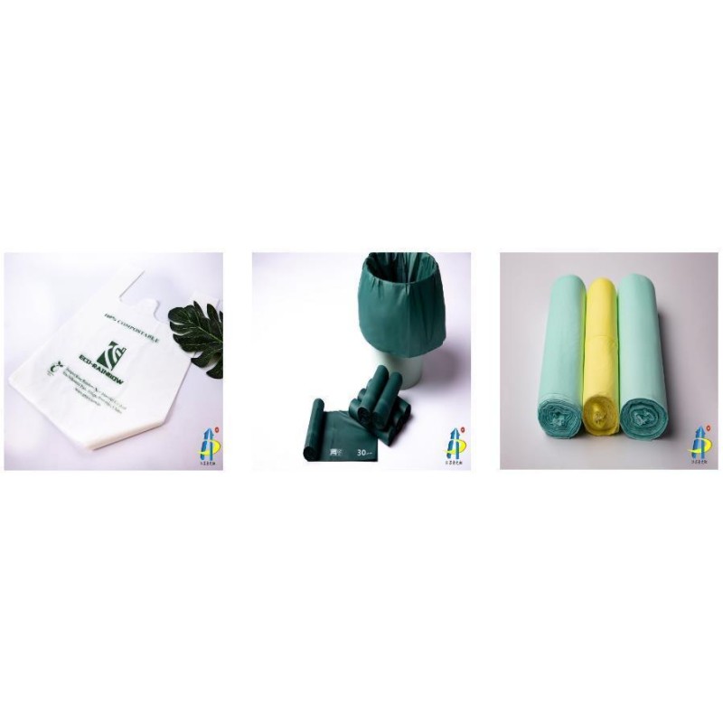 100% Biodegradable and Compostable PLA Pbat Plastic Resin /Eco-Resin of Film-Grade with Starch